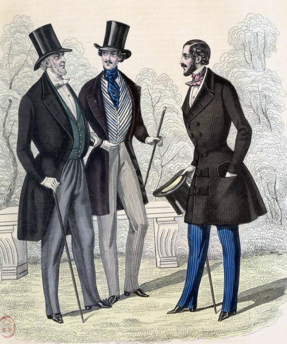 Gallery of Victorian Men's Fashion from 1837 - 1843 - Susanna Ives | My ...