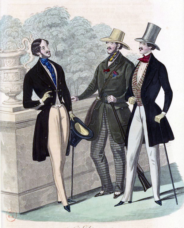 Gallery of Victorian Men's Fashion from 1837 - 1843 - Susanna Ives | My ...